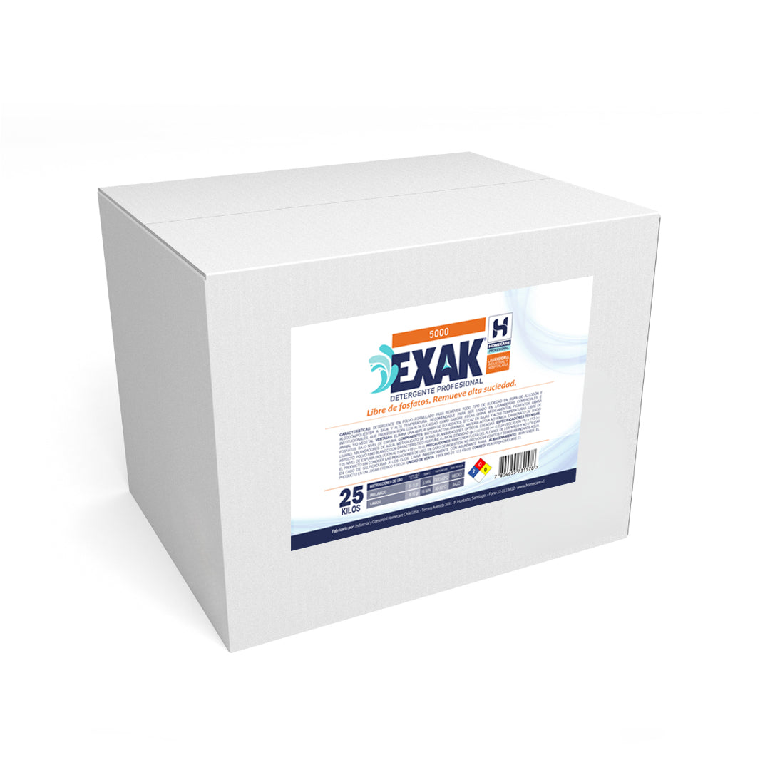 DETERGENTE CONCENTRADO EXAK® 5000 [CAJA DE 25 KGS] – Homecare Chile Ltda